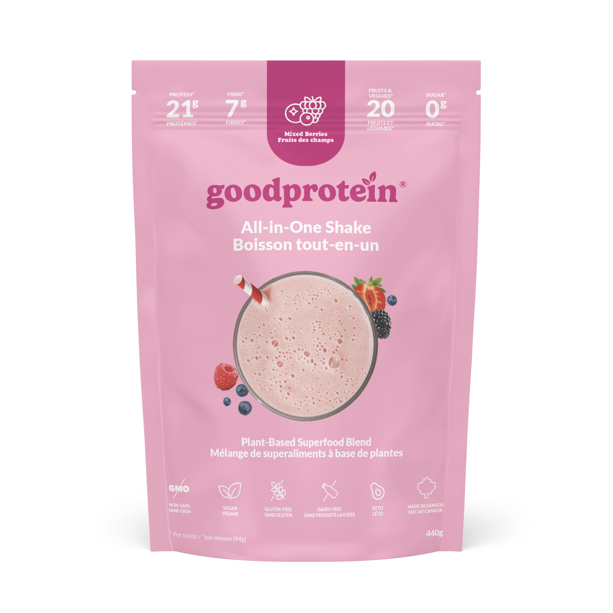 Mixed Berries All-in-One Shake | Good Protein